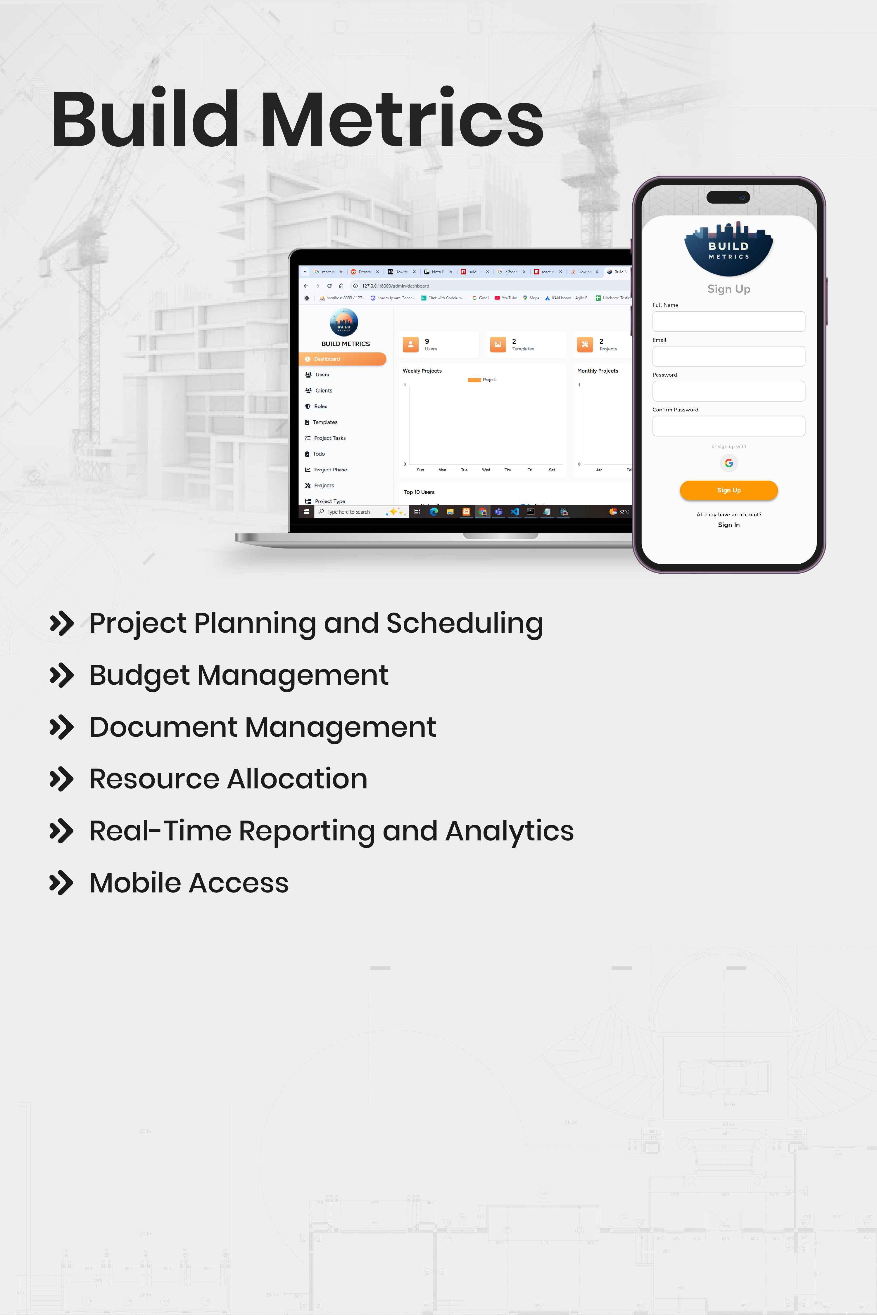 Build Matrics | Construction Management Software by AINEX